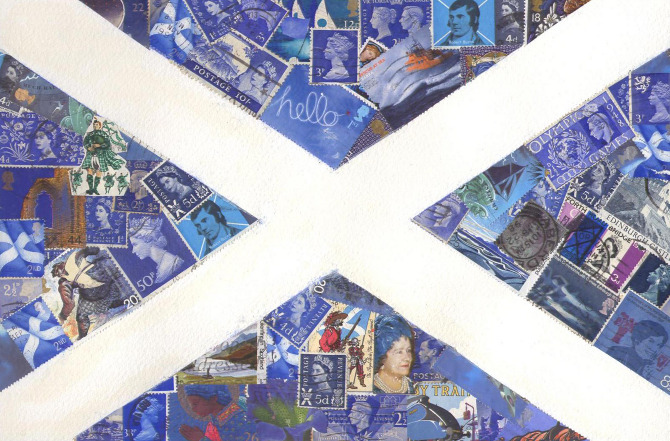 Flags - Rachel Markwick - Fine art & collage
